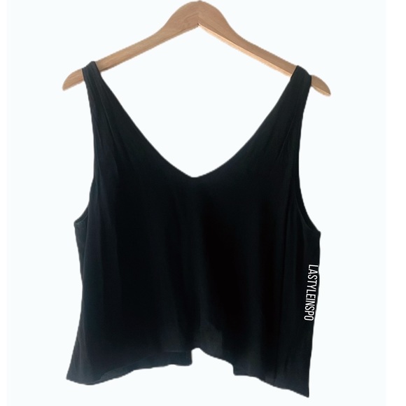 Wilfred | Tops | Wilfred Top Back Straps V Neck Sleeveless Black Medium ...